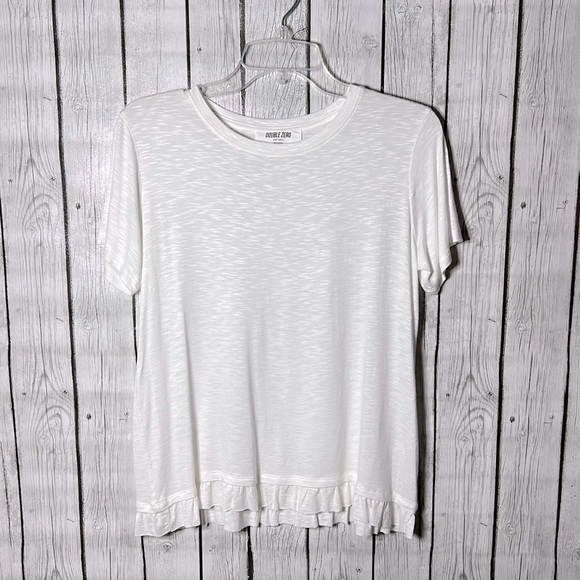 Double Zero | Tops | Double Zero White Burnt Out Material Top Size Spicy Small | Poshmark